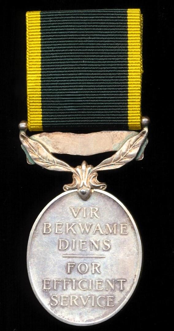 Aberdeen Medals | Efficiency Medal. GVI first issue with bi-lingual ...
