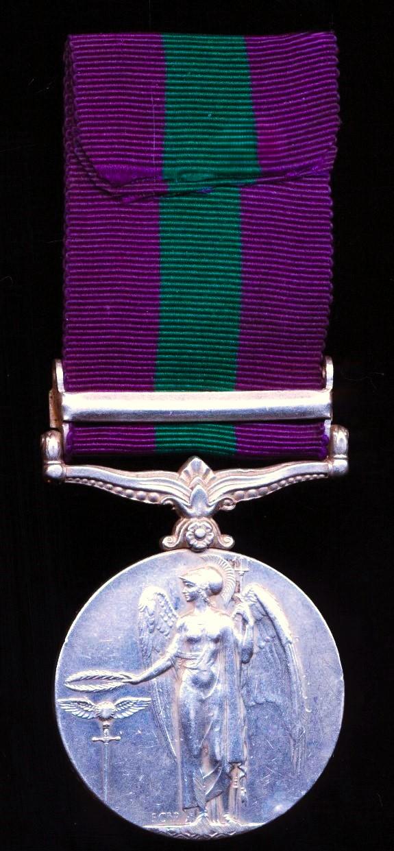 Aberdeen Medals | General Service 1918-62. GV first issue with clasp 'S ...