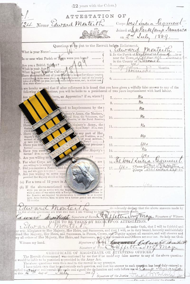 Aberdeen Medals | East and West Africa Medal 1887-1900. Silver issue ...