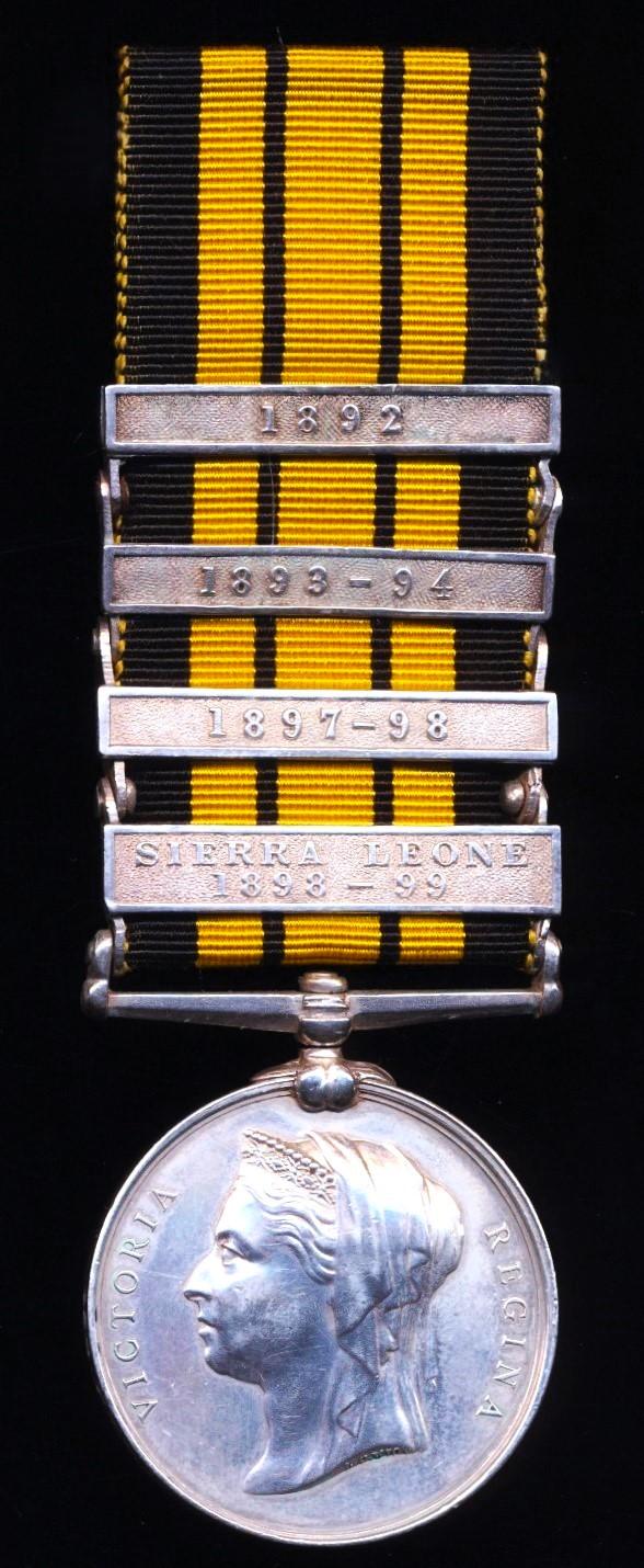 Aberdeen Medals | East and West Africa Medal 1887-1900. Silver issue ...