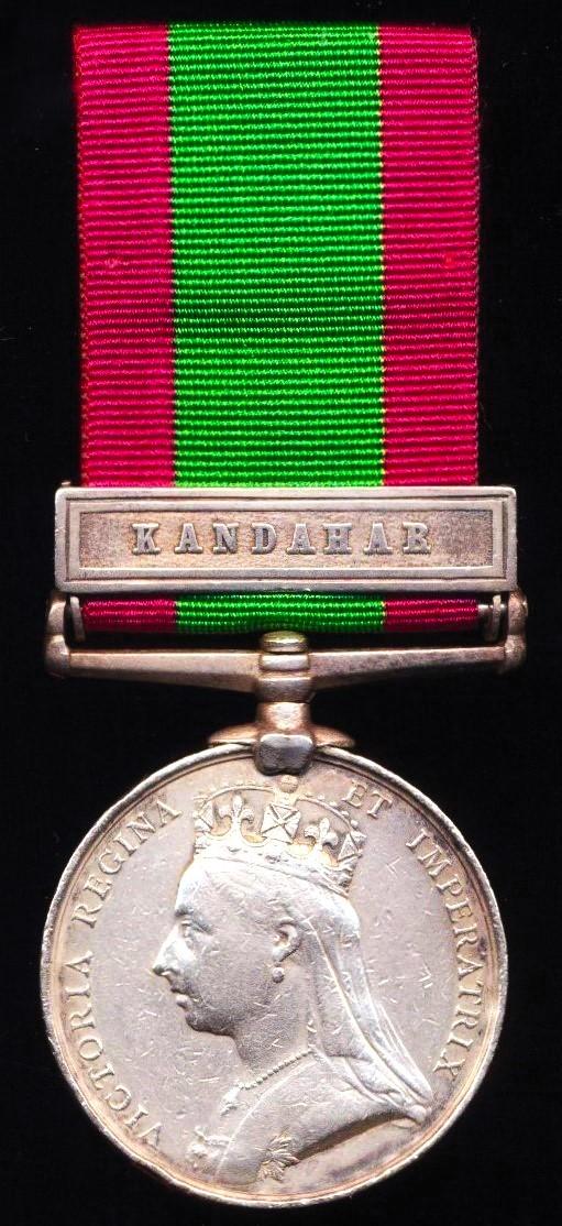 Aberdeen Medals | Afghanistan Medal 1878-80. With clasp, Kandahar (G.N ...