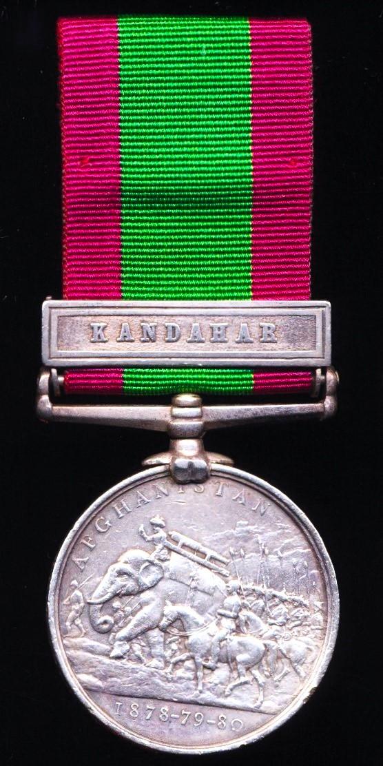 Aberdeen Medals | Afghanistan Medal 1878-80. With clasp, Kandahar (G.N ...