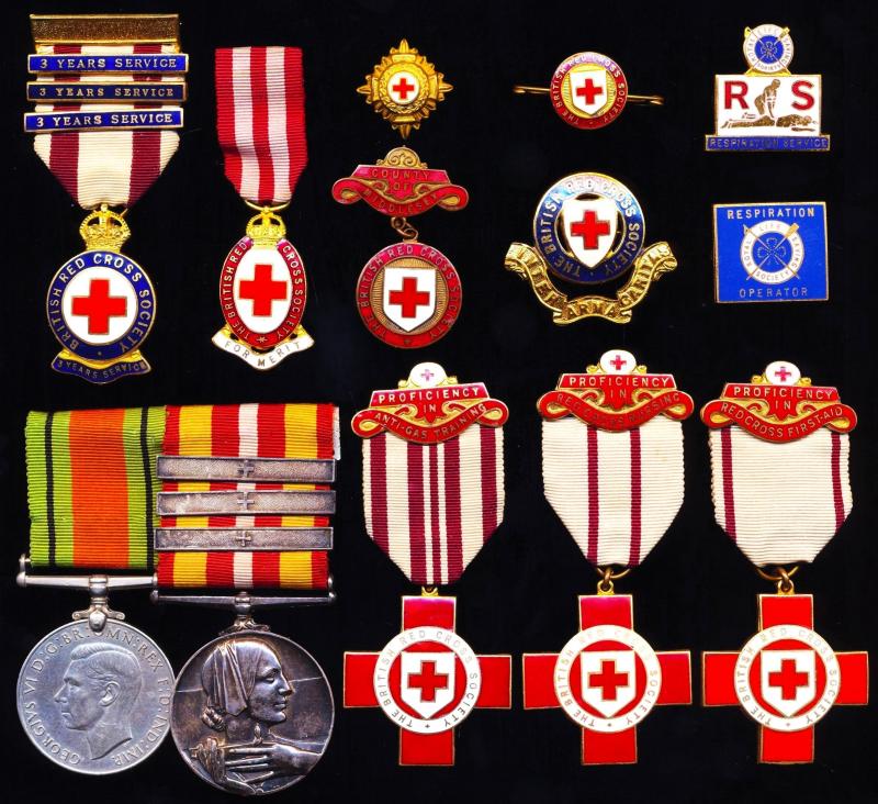 Aberdeen Medals | An extensive Second World War era British Red Cross ...
