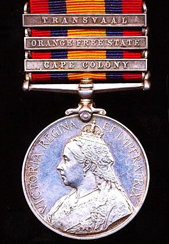 Aberdeen Medals | Queens South Africa Medal 1899-1902. Silver issue ...