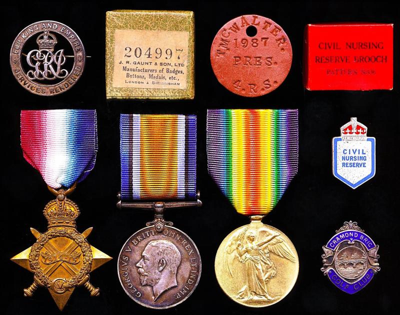 Aberdeen Medals | A 'Headmaster's' Great War 'Casualty' medal group of ...
