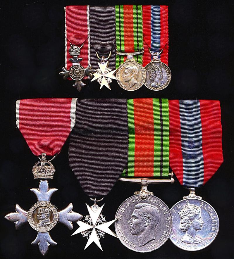Aberdeen Medals | A positively attributed miniature medal group of 4 to ...