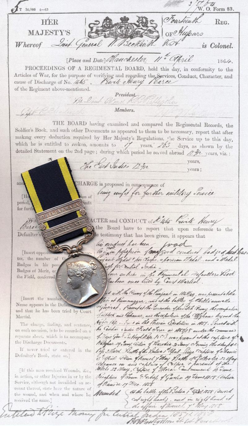 Aberdeen Medals | Punjab 1848-49. With 2 x clasps 'Goojerat ...