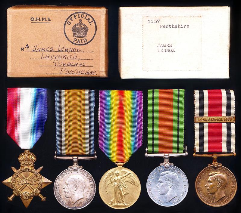 Aberdeen Medals | A Dunblane Tradesman & Gallipoli Veteran's World Wars ...