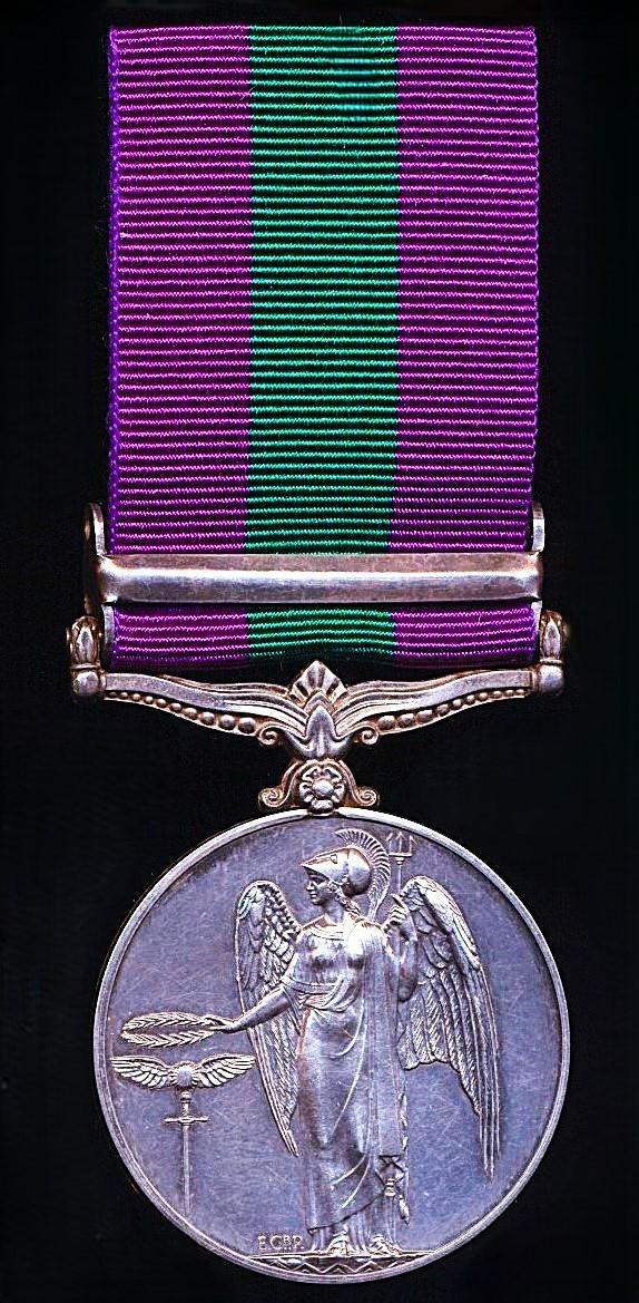 Aberdeen Medals | General Service Medal 1918-62. GVI second issue with ...
