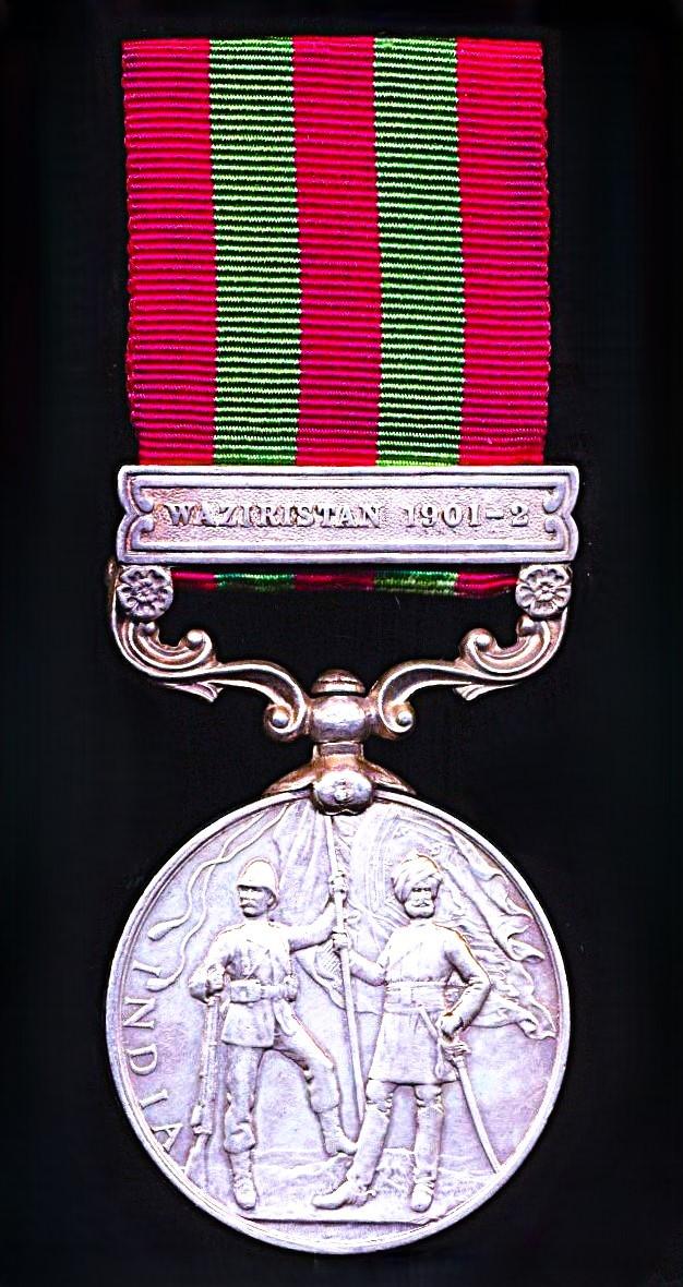 Aberdeen Medals | India General Service Medal 1895-1902. Edward obverse. Silver issue, with ...