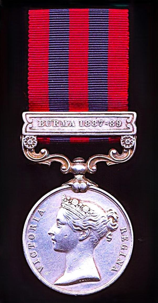 Aberdeen Medals | India General Service Medal 1854-1895. Silver issue ...