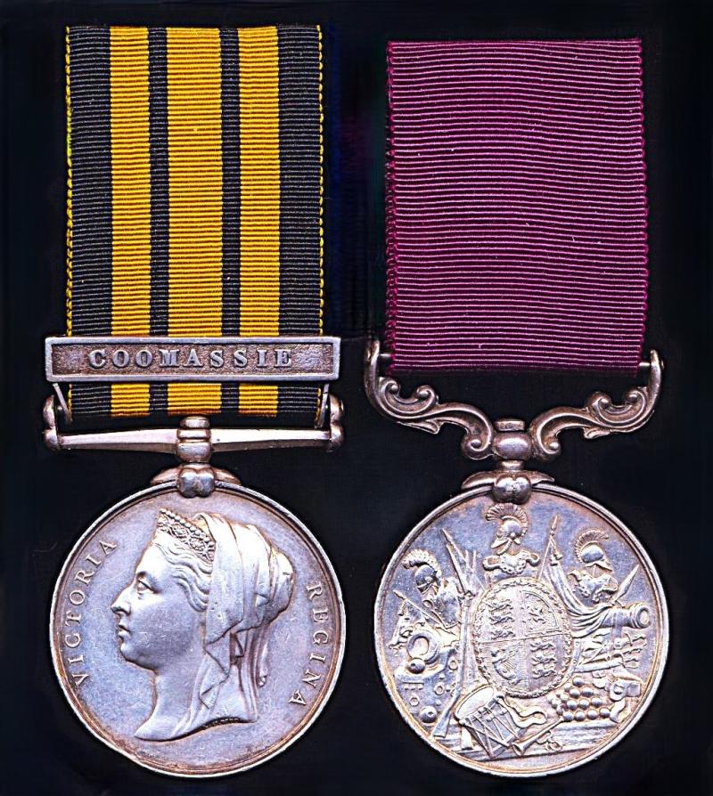 Aberdeen Medals | A very scarce regimental campaign 'Casualty' & long ...