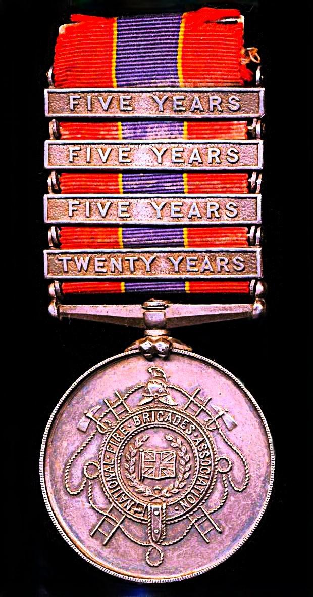 Aberdeen Medals | National Fire Brigades Association. Silver 20 years ...
